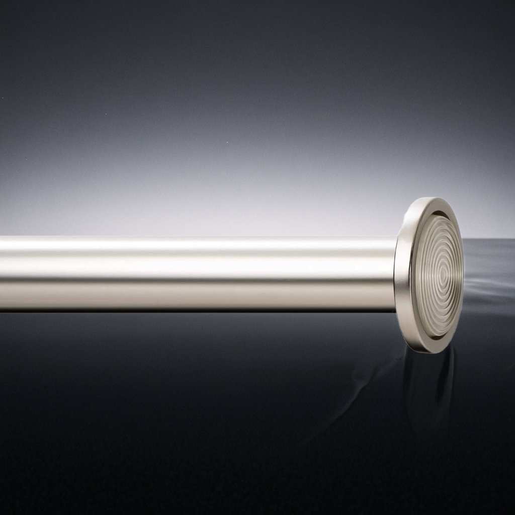 JJbaok Heavy Duty Tension Curtain Rod - Adjustable Spring Tension Rod ...