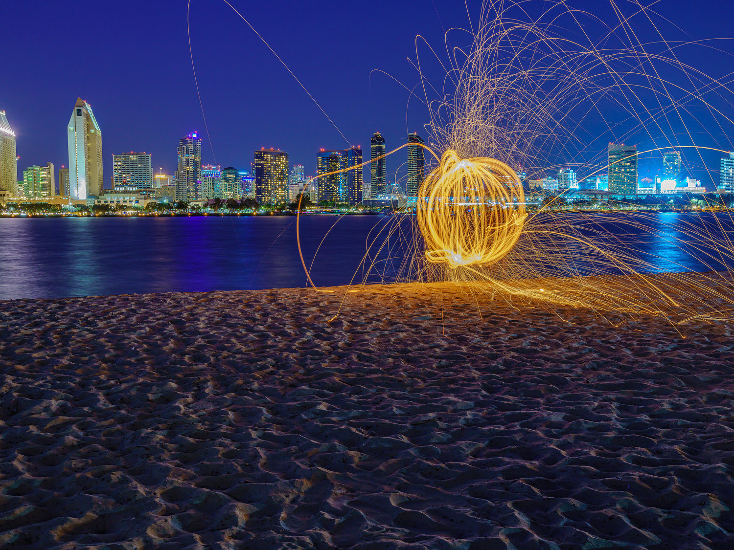 Made & Curated Brian Mc Clean " Steel Wool Skyline At Coronado Island ...