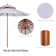 Dakota Fields Breckynn 265cm Traditional Parasol with Crank Lift ...