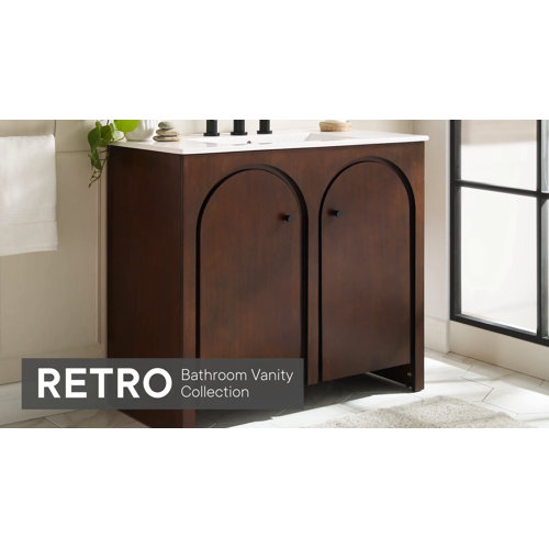 Modway Appia Single Bathroom Vanity with Ceramic Top & Reviews | Wayfair