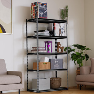 Rebrilliant Heavy Duty Garage Shelving, 5-Tier Metal Shelving Unit ...