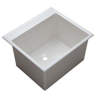 Proflo PFLT2522D 24-1/2 x 22 in. Self-rimming Laundry Sink White ...
