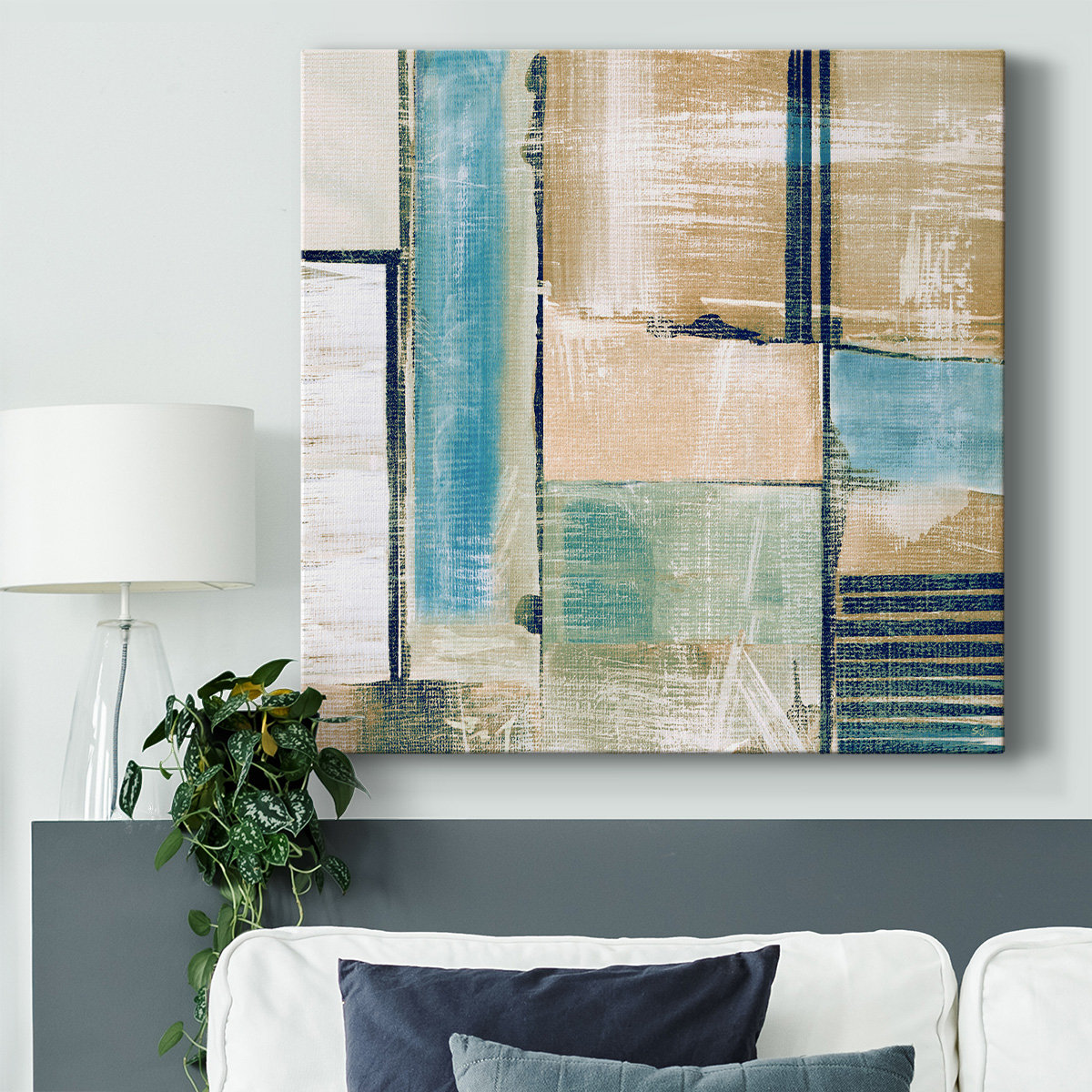 Wrought Studio™ Paths II-Gallery Wrapped Canvas | Wayfair