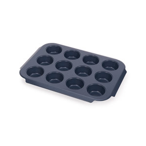 Joseph Joseph Nest Bake 12-Cup Non-stick Muffin Pan with Easy Pull ...