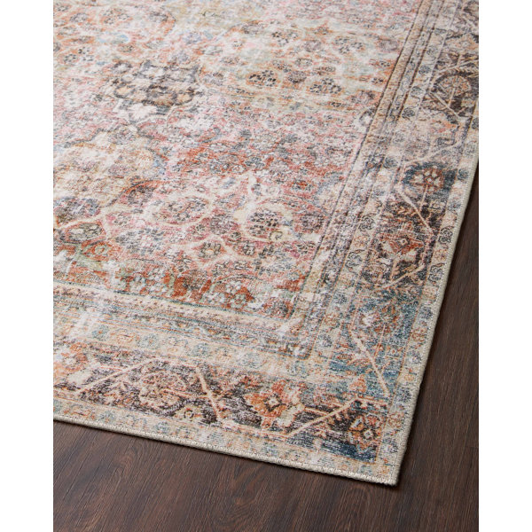 Loloi II Adrian Sunset / Charcoal Area Rug & Reviews | Wayfair
