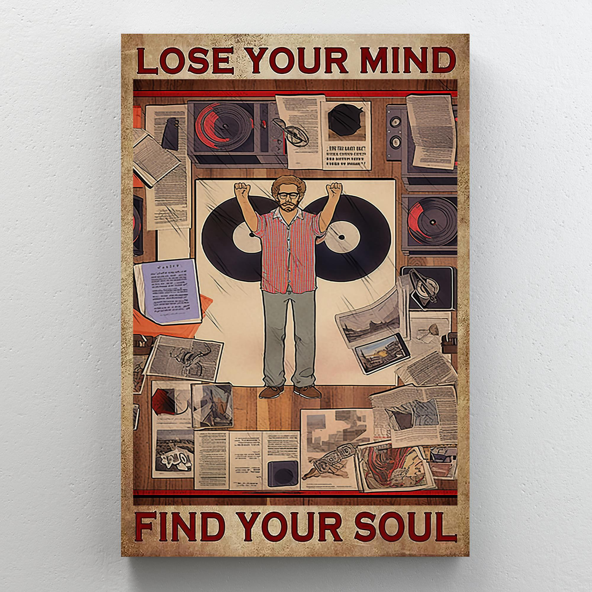 Trinx Man Vinyl Lose Your Mind - 1 Piece Rectangle Graph Man Vinyl Lose ...