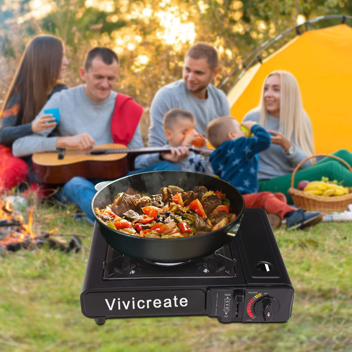 Vivicreate Single Burner Butane Outdoor Stove & Reviews | Wayfair