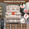 Red Barrel Studio® High Back Large Size Chenille Power Lift Recliner ...