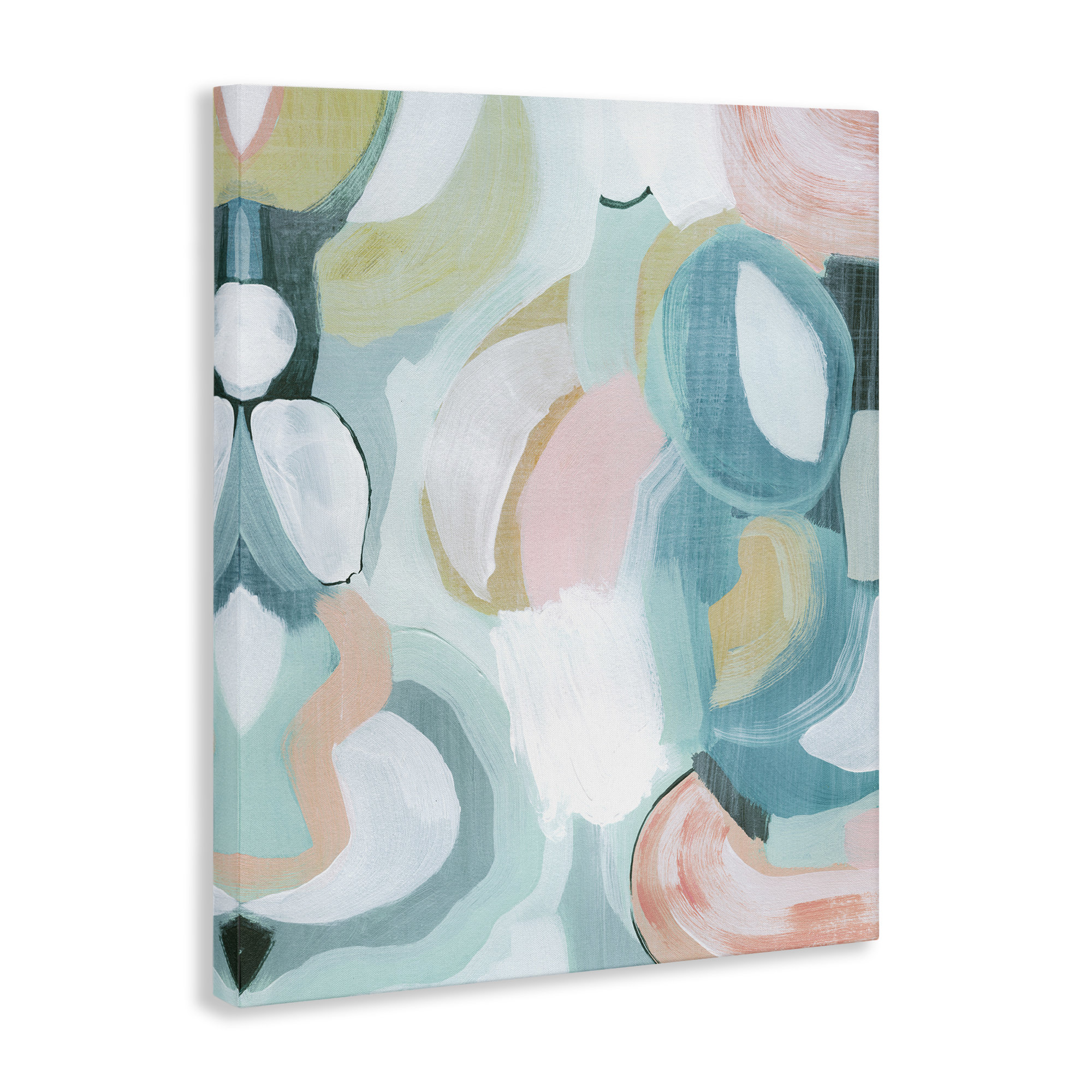 Latitude Run® Pastel Round Forms Canvas Wall Art by Grace Popp | Wayfair