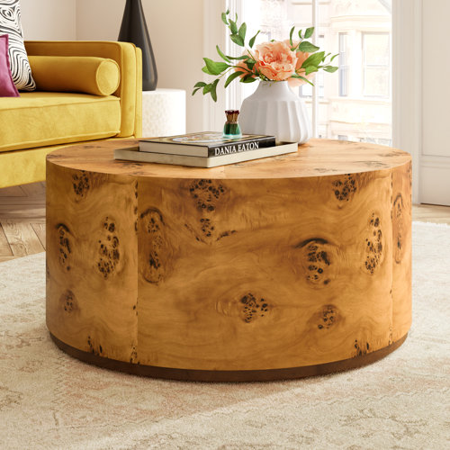 Round Wood Coffee Tables You'll Love | Wayfair