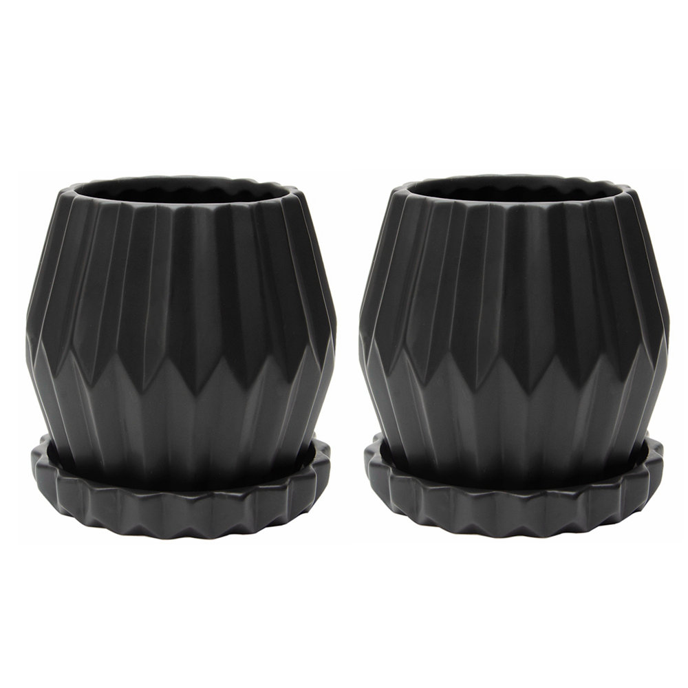 KRALIX 2-Piece Ceramic Pot Planter Set | Wayfair