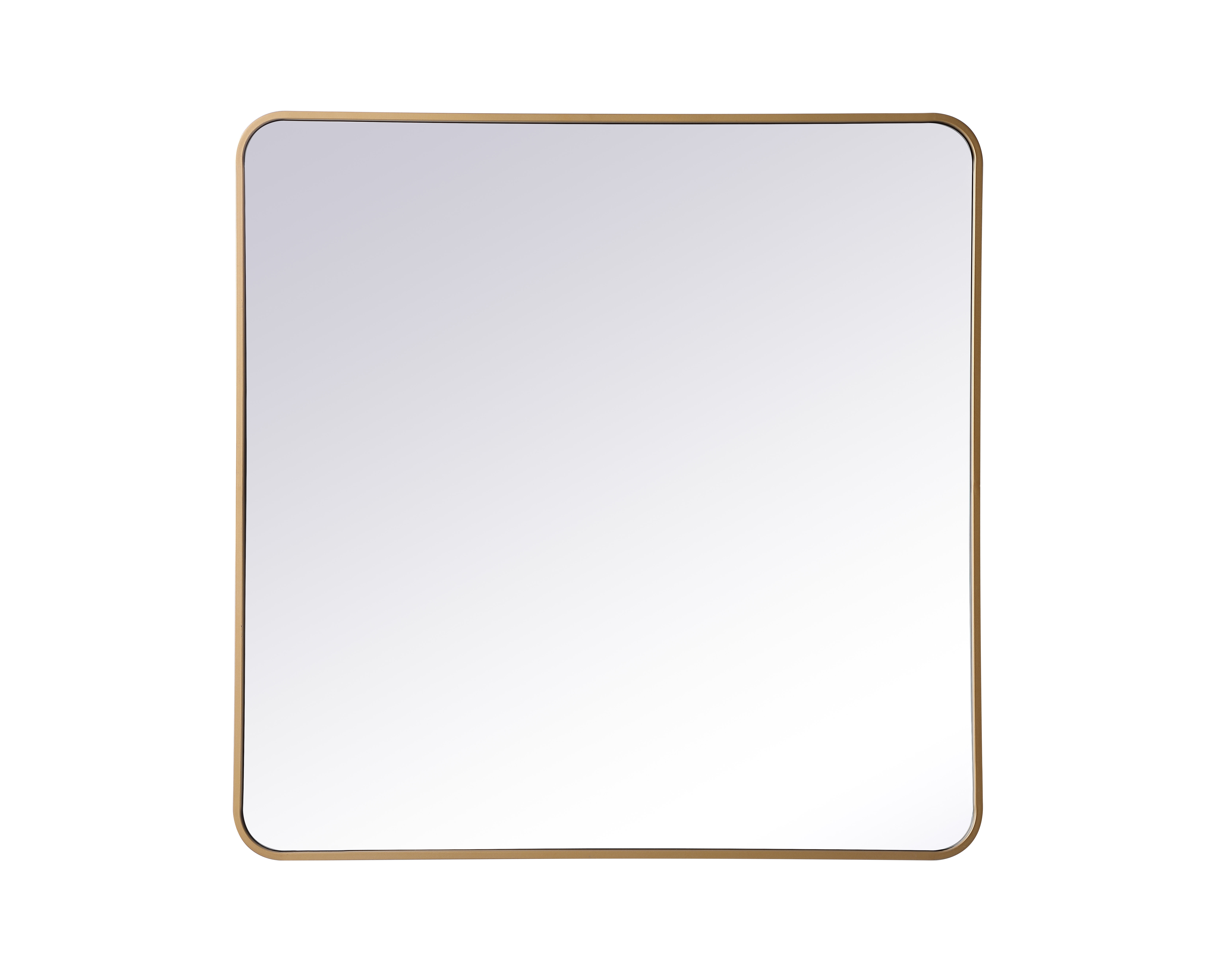RE/FINE™ Sabine Metal Rounded Rectangle Wall Mirror & Reviews | Wayfair