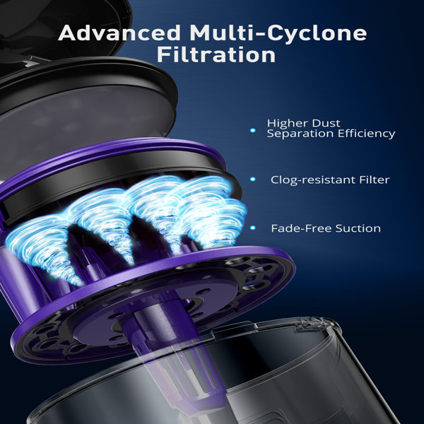 Paris-Rhône Canister Vacuum Cleaner, 1400w Bagless Vacuum Cleaner ...