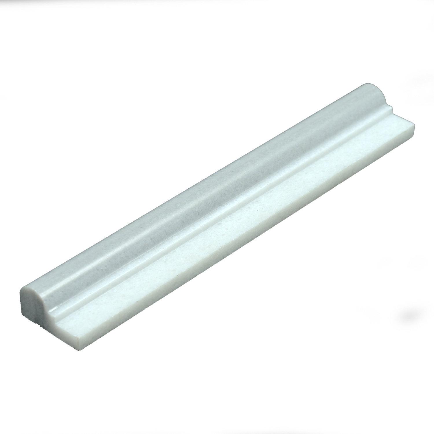 Seven Seas Collection Equator 12" x 2" Marble Counter Rail Tile Trim in ...