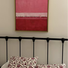 Ebern Designs Pink Fuchia And White Colorfields II - Modern ...