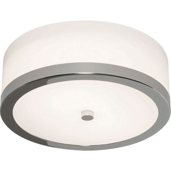 Latitude Run® Ervan 2 - Light 13.5" Shaded Drum LED Flush Mount | Wayfair