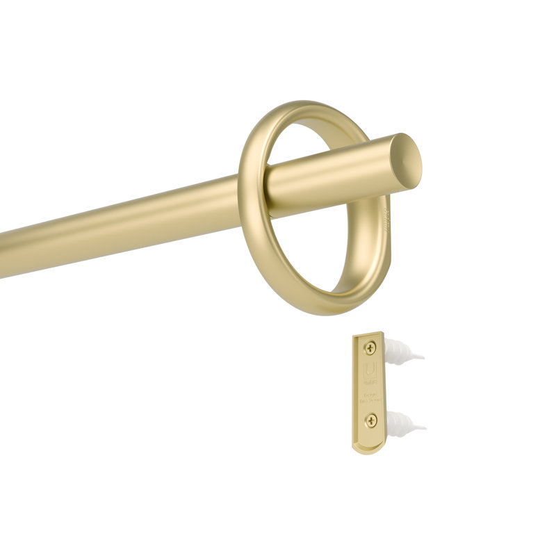Umbra Adjustable 42" to 120" 1" Single Curtain Rod & Reviews | Wayfair