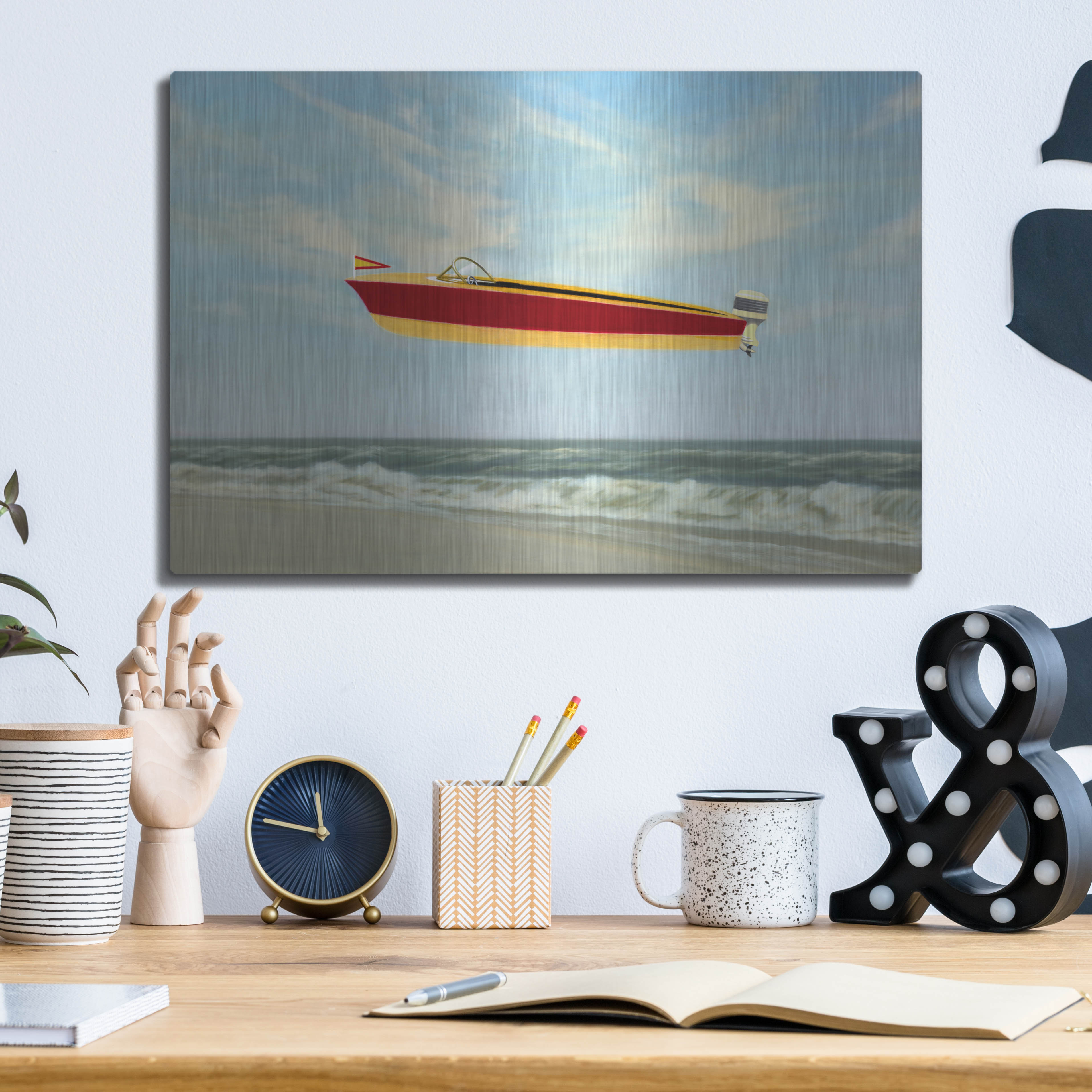 Winston Porter 'Speedboat' by Rick Monzon, Metal Wall Art | Wayfair