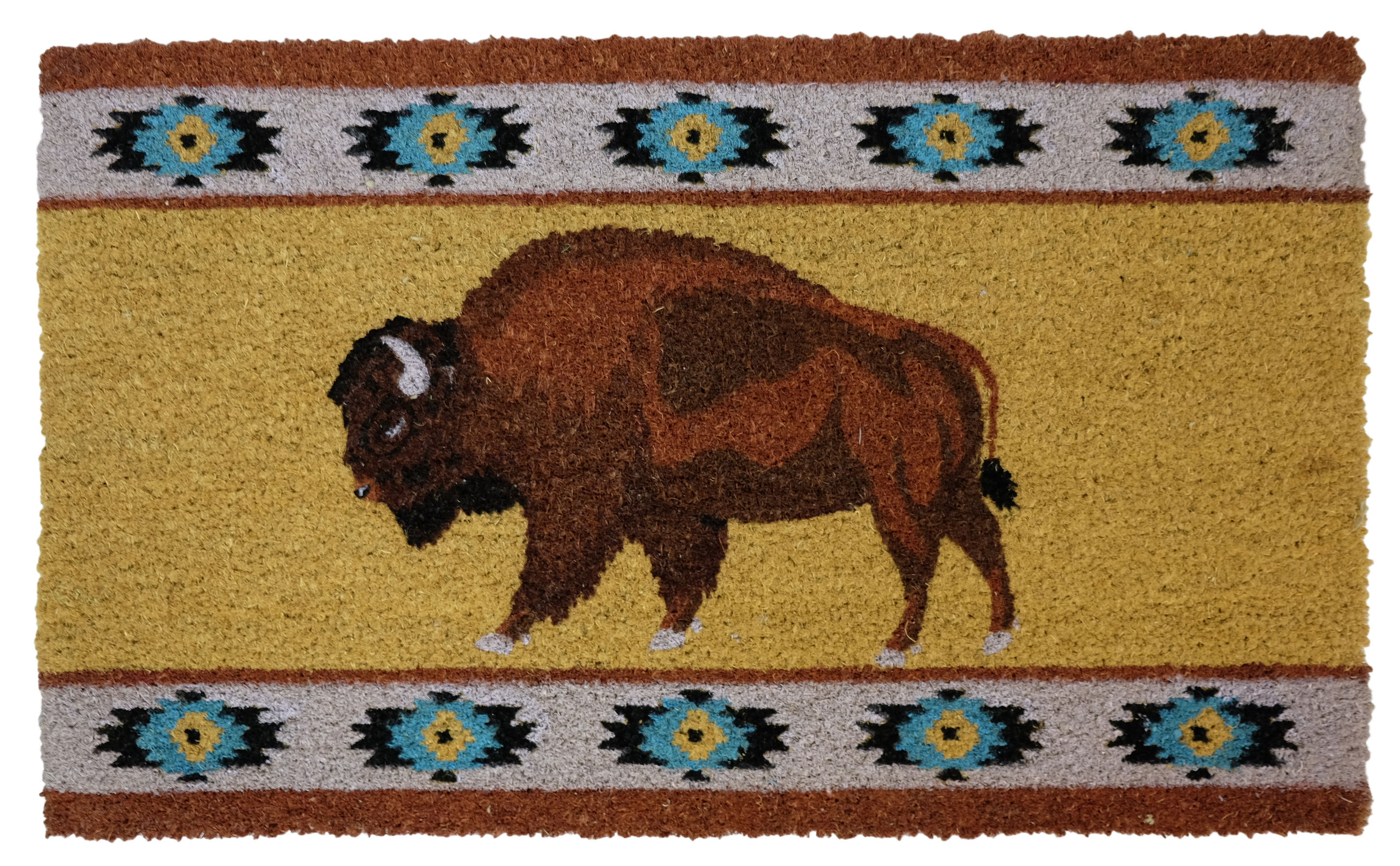 Foundry Select North American Bison Native Buffalo Style Coir 30" x 18 ...