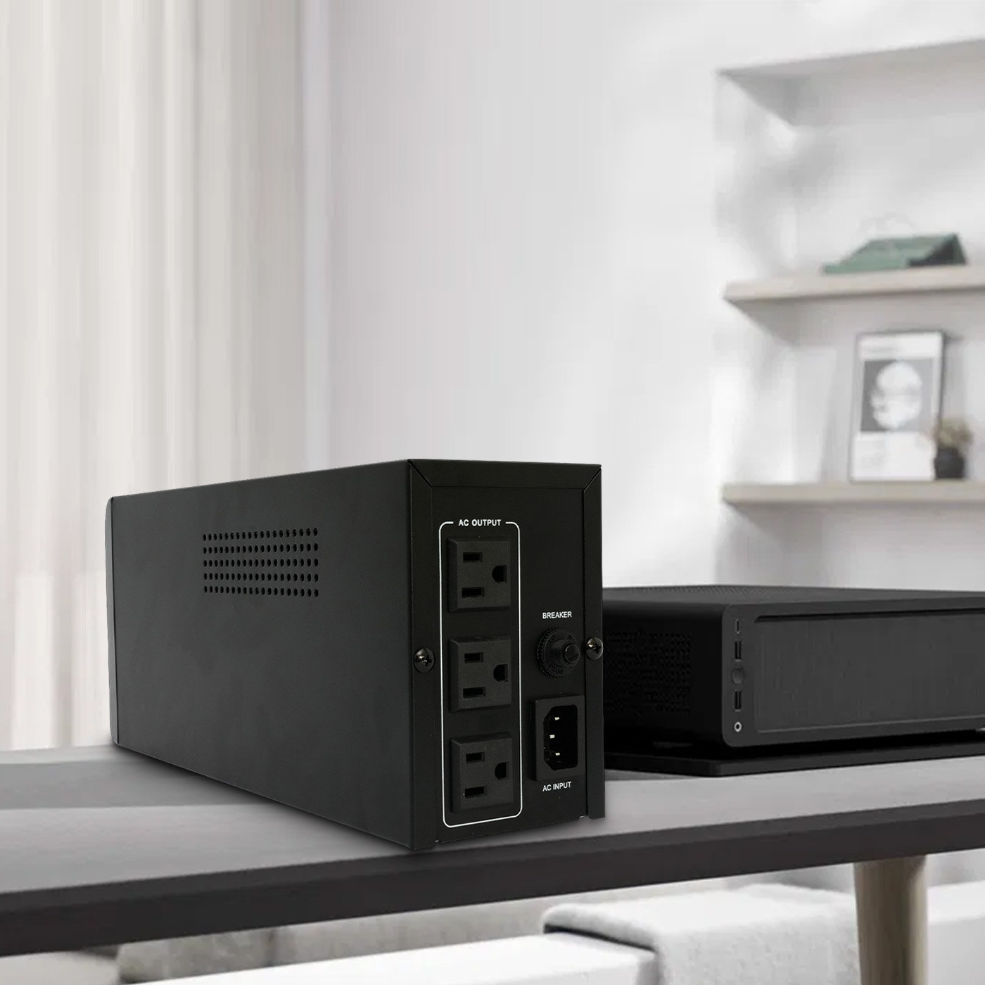 BAOKALER Backup UPS Power Supply 500VA, 300W Battery Backup Power with ...