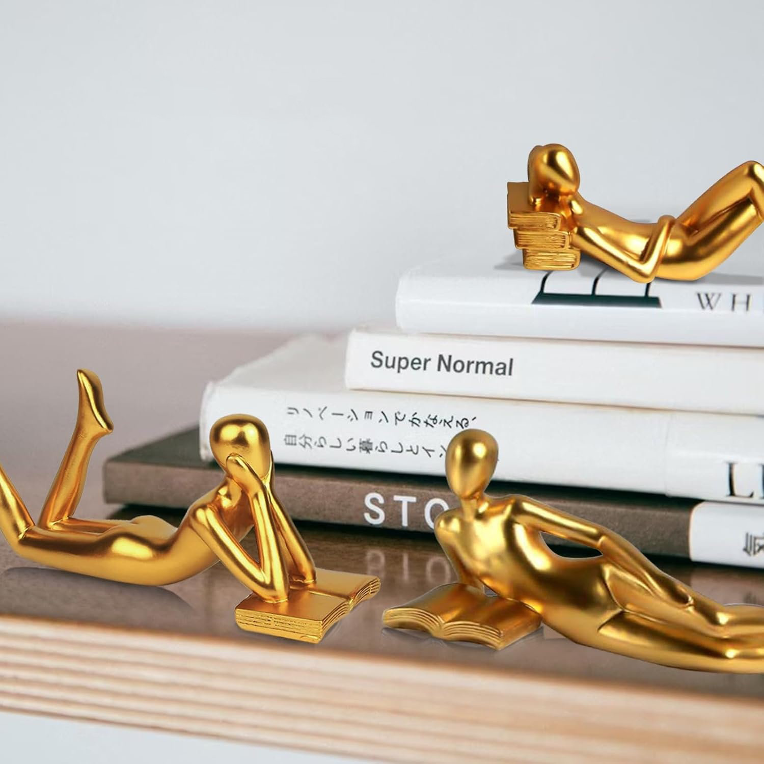 SIMLES Home Decor Thinker Reading Statue | Wayfair