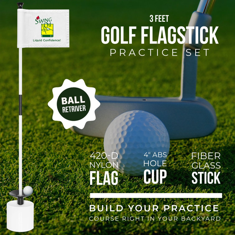WATSY 3' Backyard Mini Golf Flagstick Set - Wayfair Canada