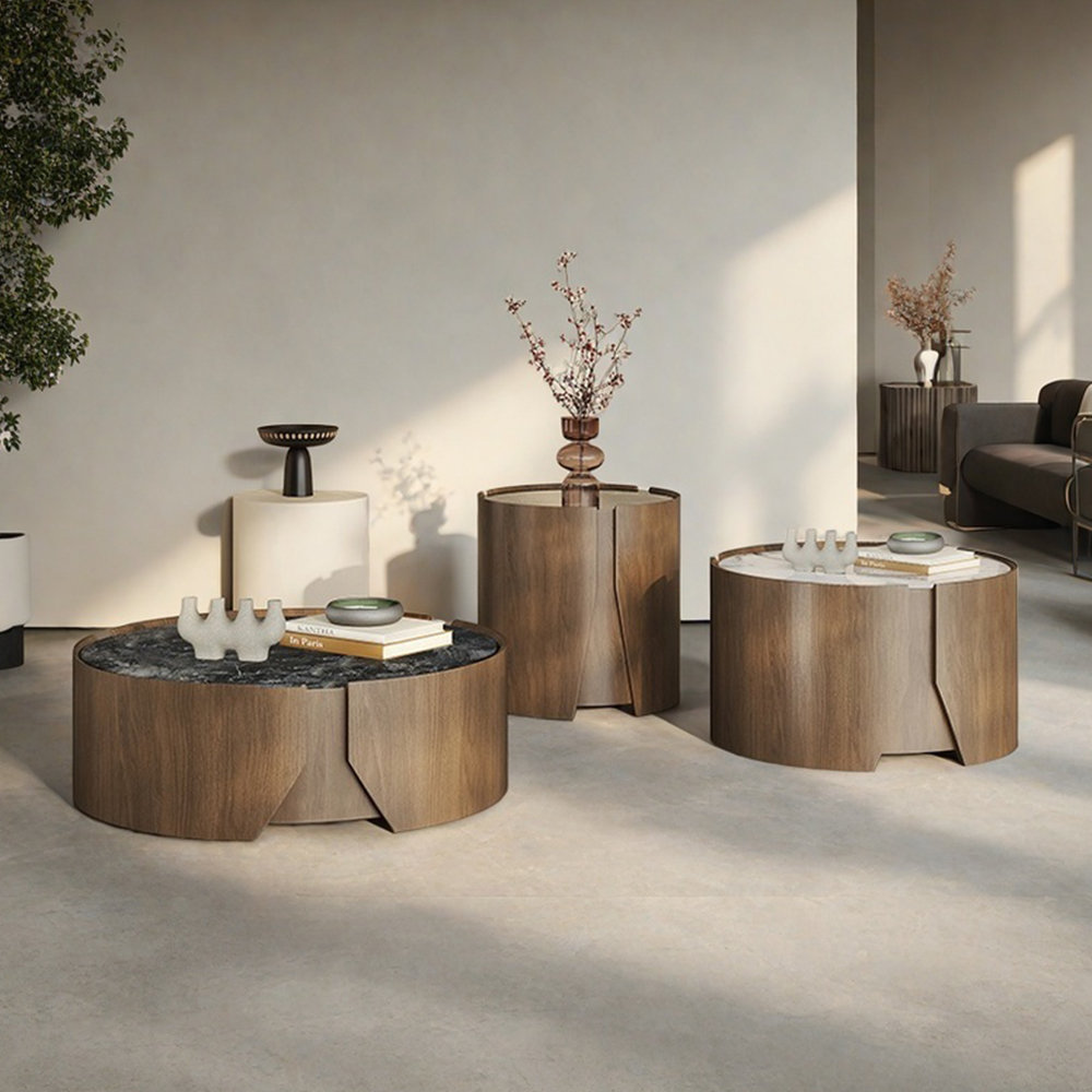 Trentastic Trails Microcrystalline stone set coffee table | Wayfair