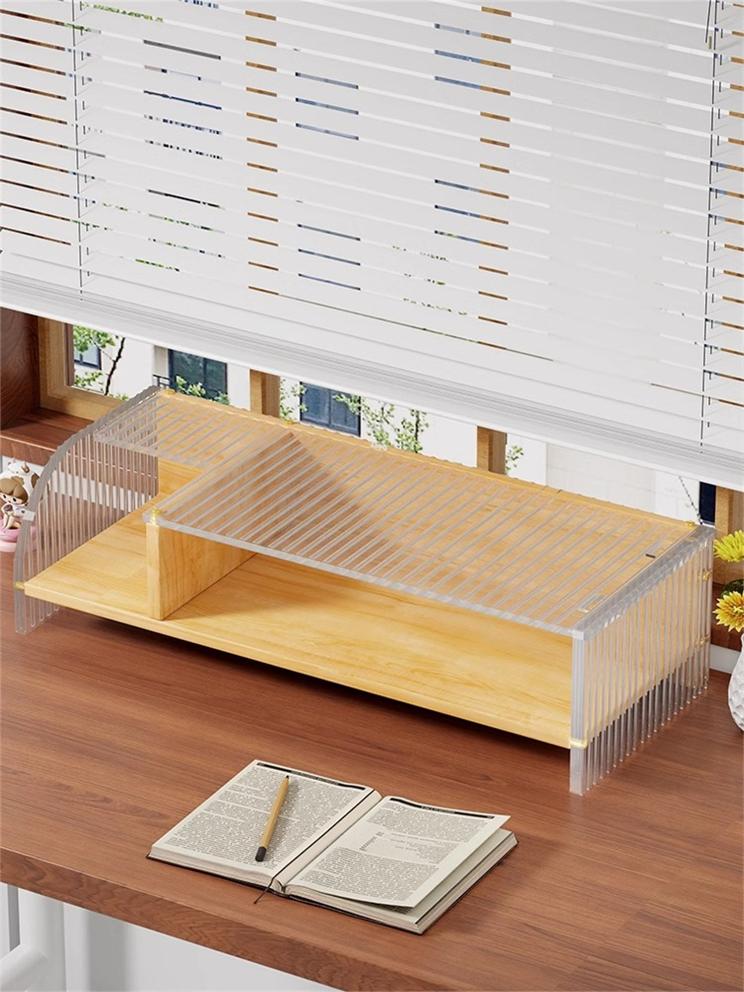 Latitude Run® Brookham Plastic Stackable Desk Organizer | Wayfair
