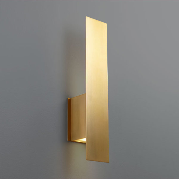 George Oliver Keating 1-Light Armed Sconce "& Reviews" | Wayfair