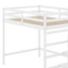 Harriet Bee Jakema Full Size Loft Bed with Built-in Storage Wardrobe ...