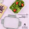 JoyJolt Fluted Glass Food Storage Containers with Leakproof Lids, Set ...