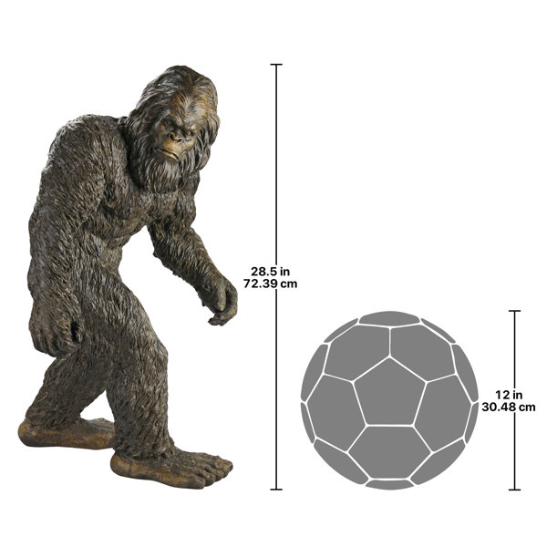 Design Toscano Bigfoot the Garden Yeti Statue & Reviews | Wayfair