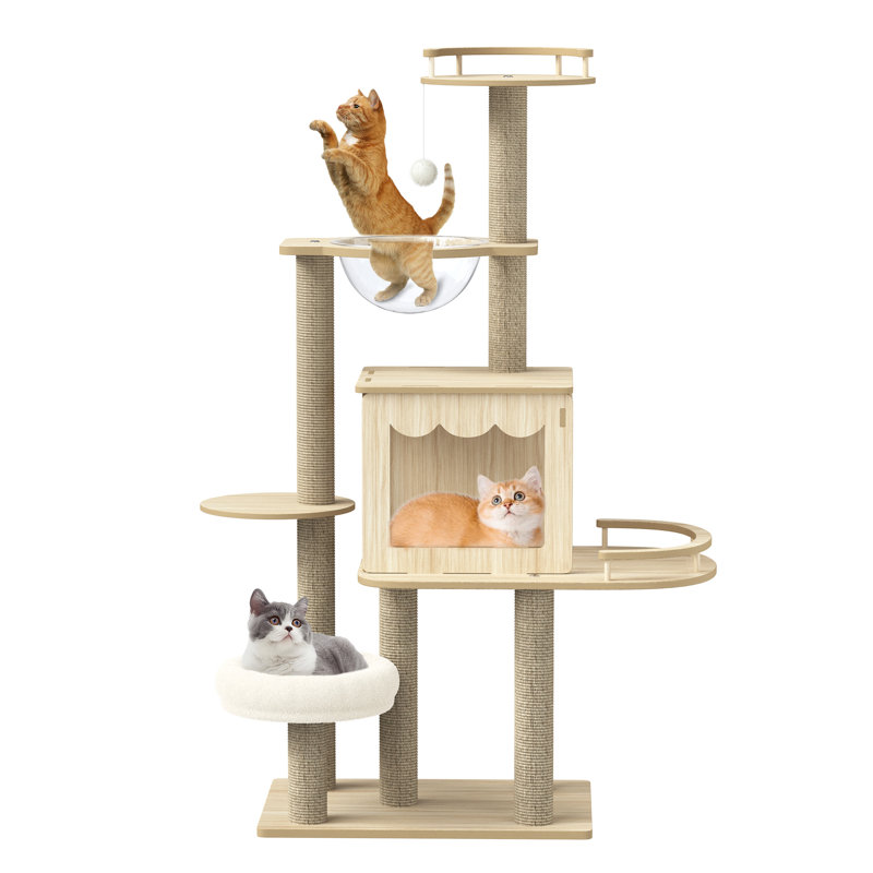 Tucker Murphy Pet™ Frentz 51.97'' H Multi-Level Cat Tree | Wayfair