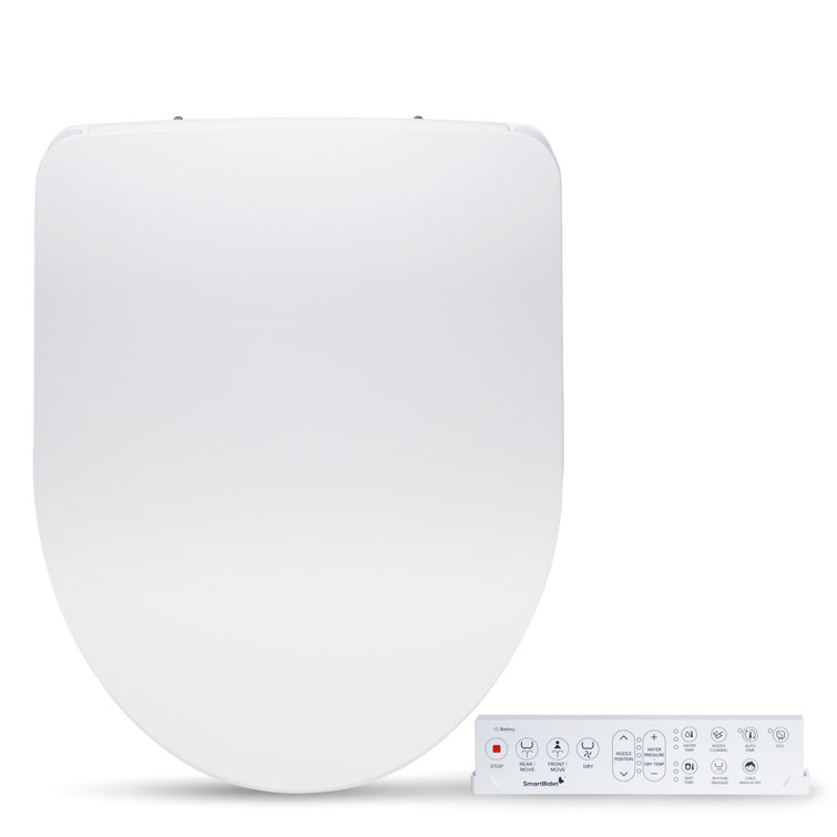 SmartBidet SB-1200RR Advanced Electric Bidet Seat For Round Toilets ...