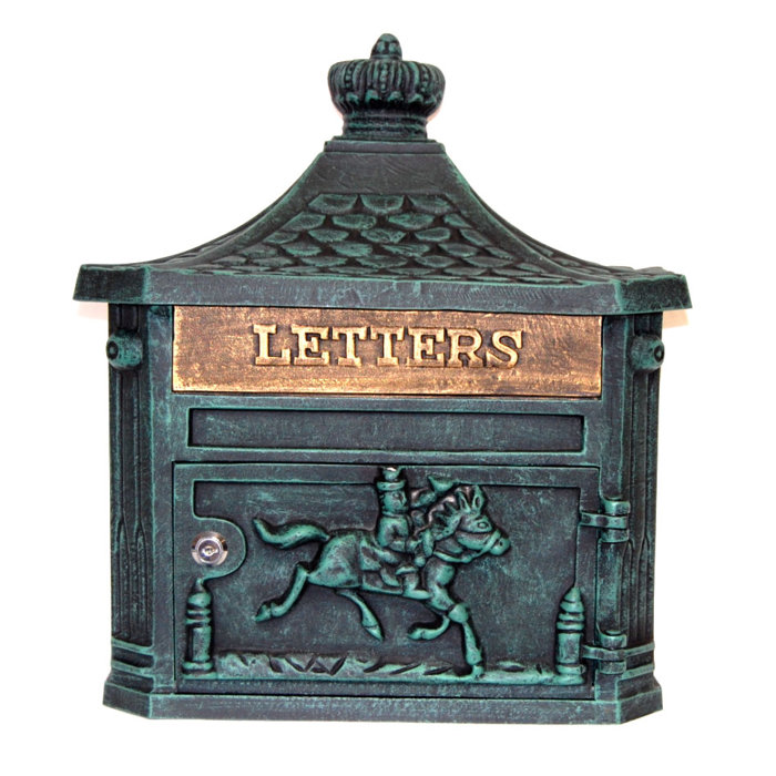 Lark Manor Baeza Aluminium Wall Mounted Post Box | Wayfair.co.uk