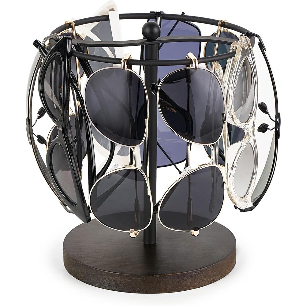 17 Stories Sunglasses Organizer Glasses Holder Stand Metal Frame With ...