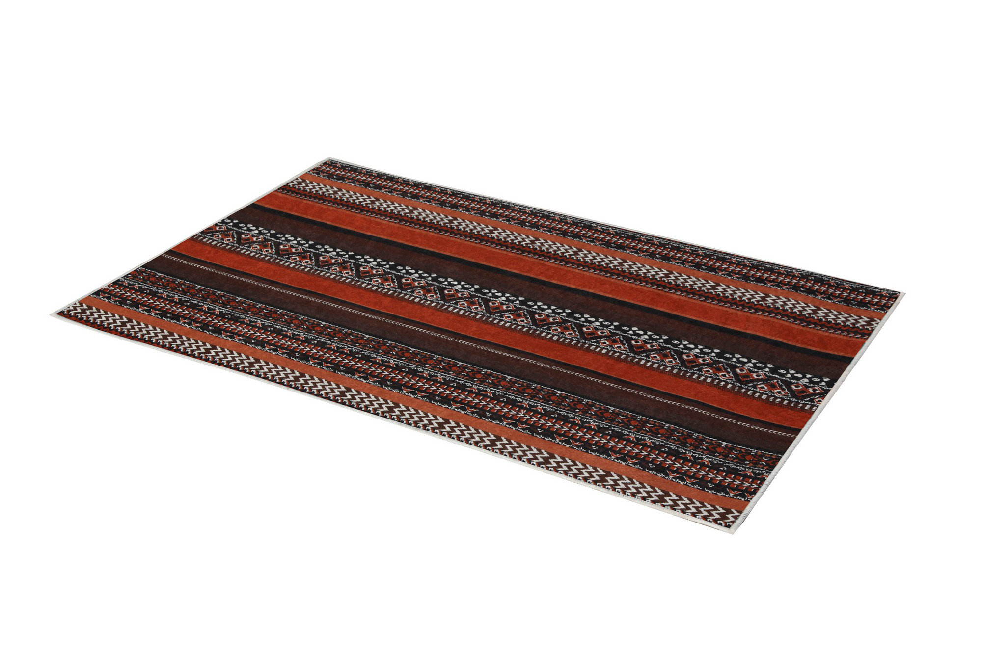 East Urban Home Lizarraga Chevron Machine Made Flatweave Polyester Area ...