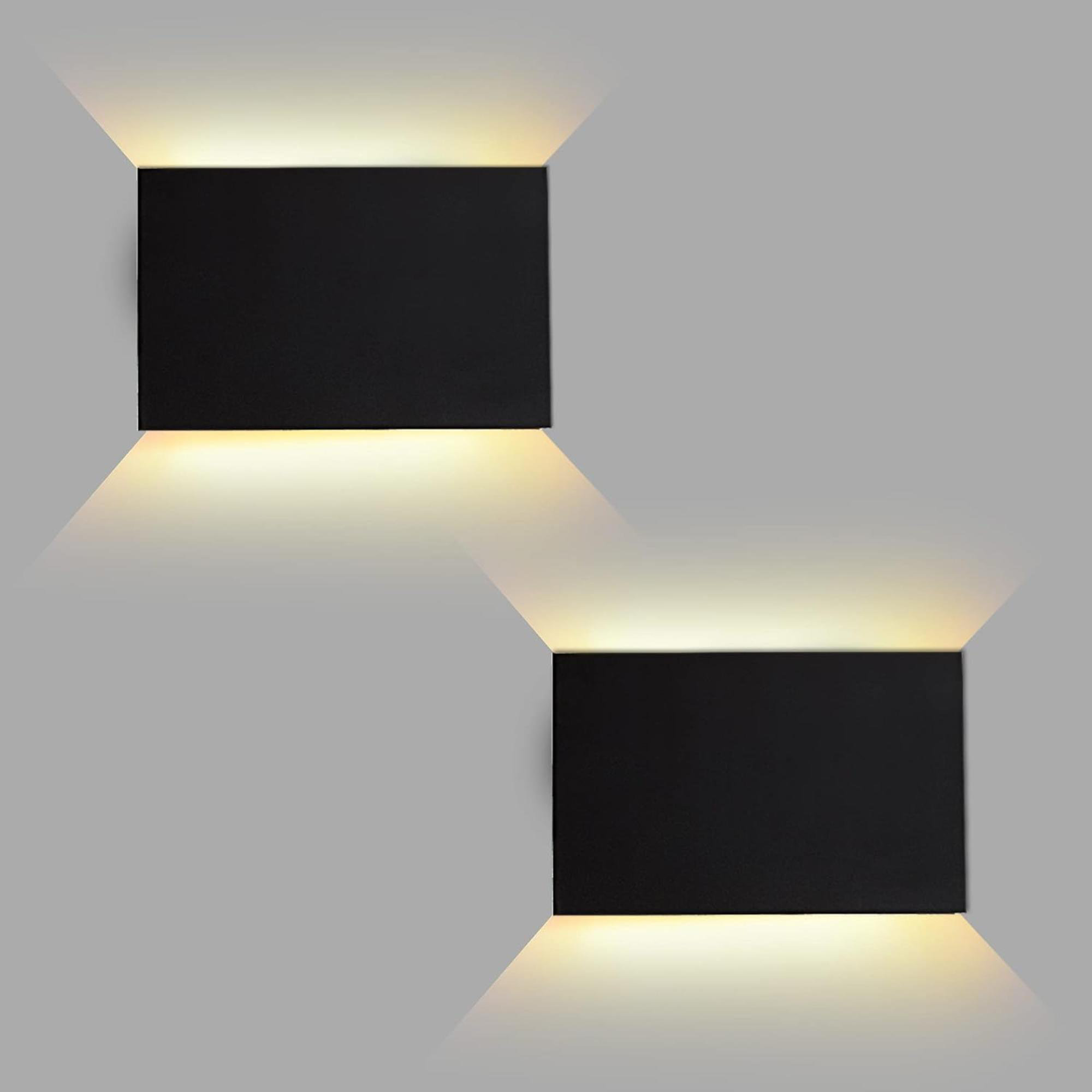 Ivy Bronx LED Wall Sconce, Plastic Modern Wall Light Fixtures, Indoor ...
