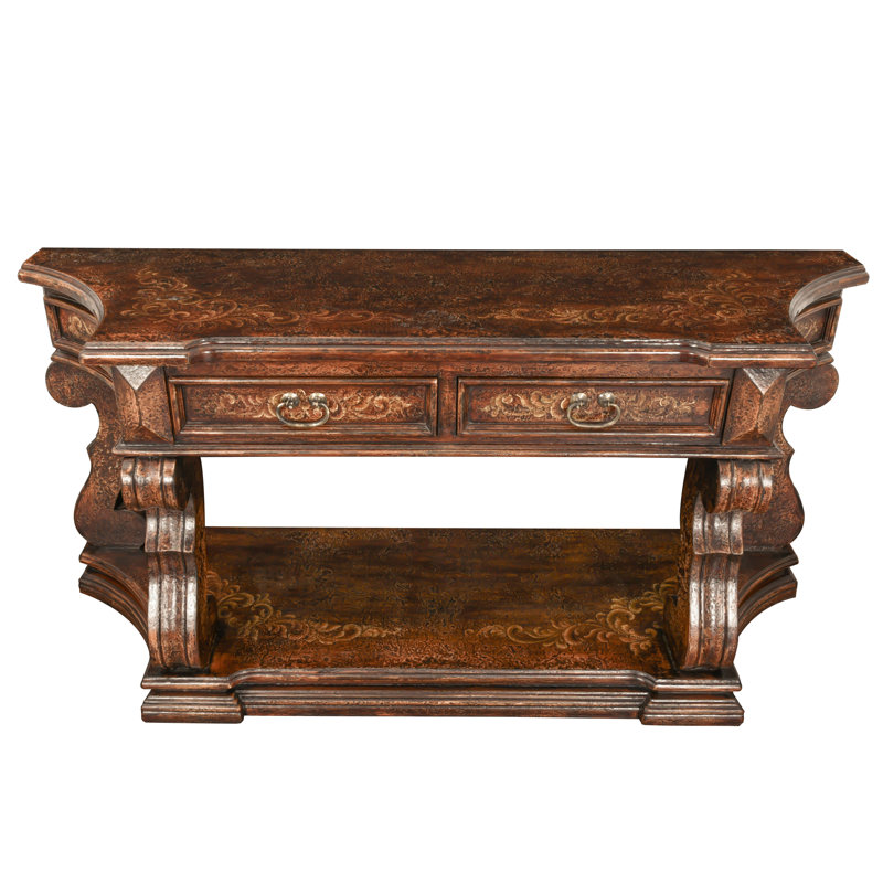 Bungalow Rose 72" Solid Wood Console Table | Wayfair