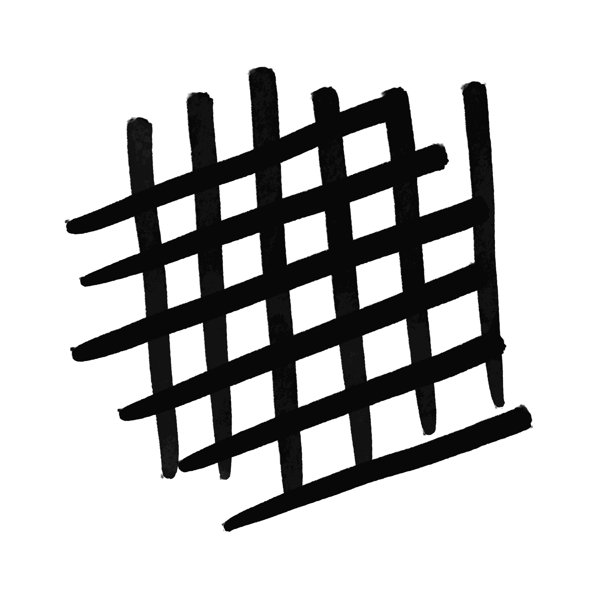 Wrought Studio " Black And White Crosshatch " - Wayfair Canada