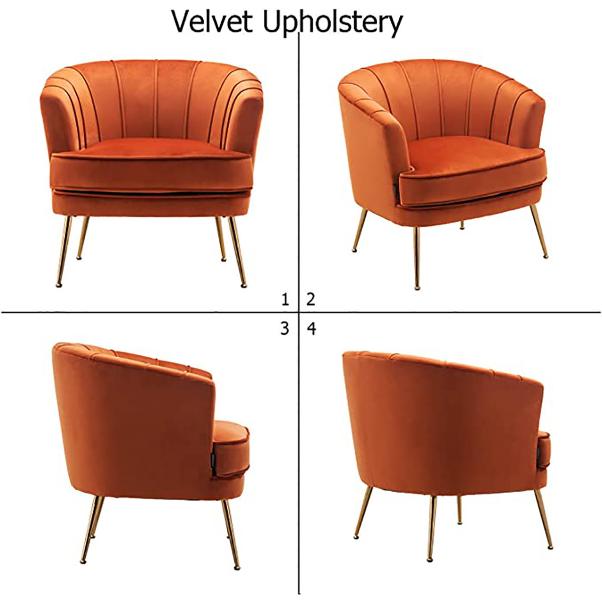 Mercer41 Latulip 30 inches Wide Velvet Armchair & Reviews | Wayfair