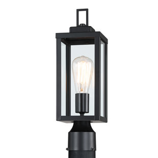 Matte Black Post Lights You'll Love | Wayfair