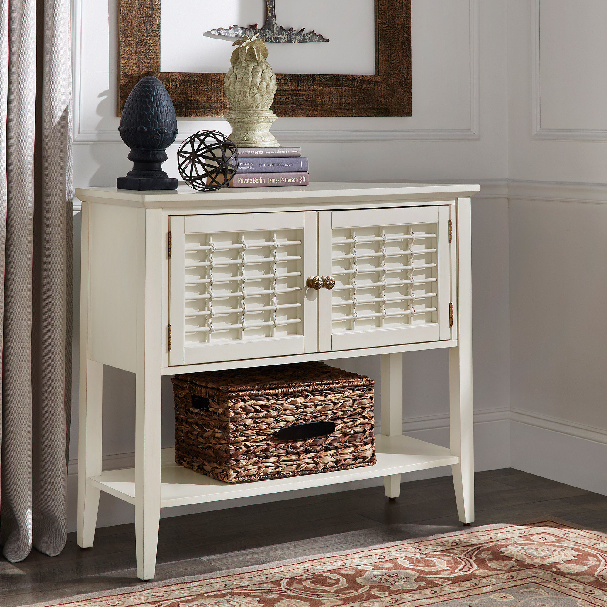 Winston Porter Scavorris 42.2" Wide Console Table | Wayfair