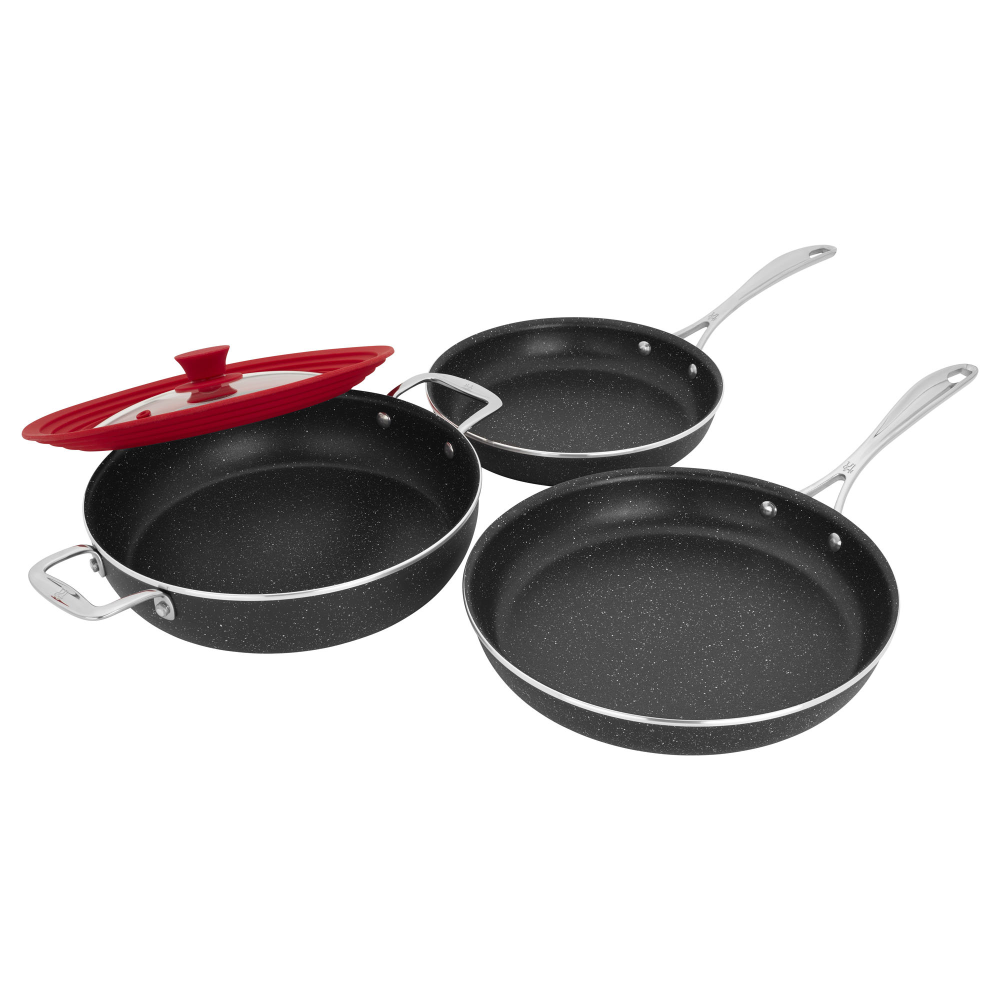 Henckels 4 Piece Aluminum Non Stick Cookware Set & Reviews | Wayfair