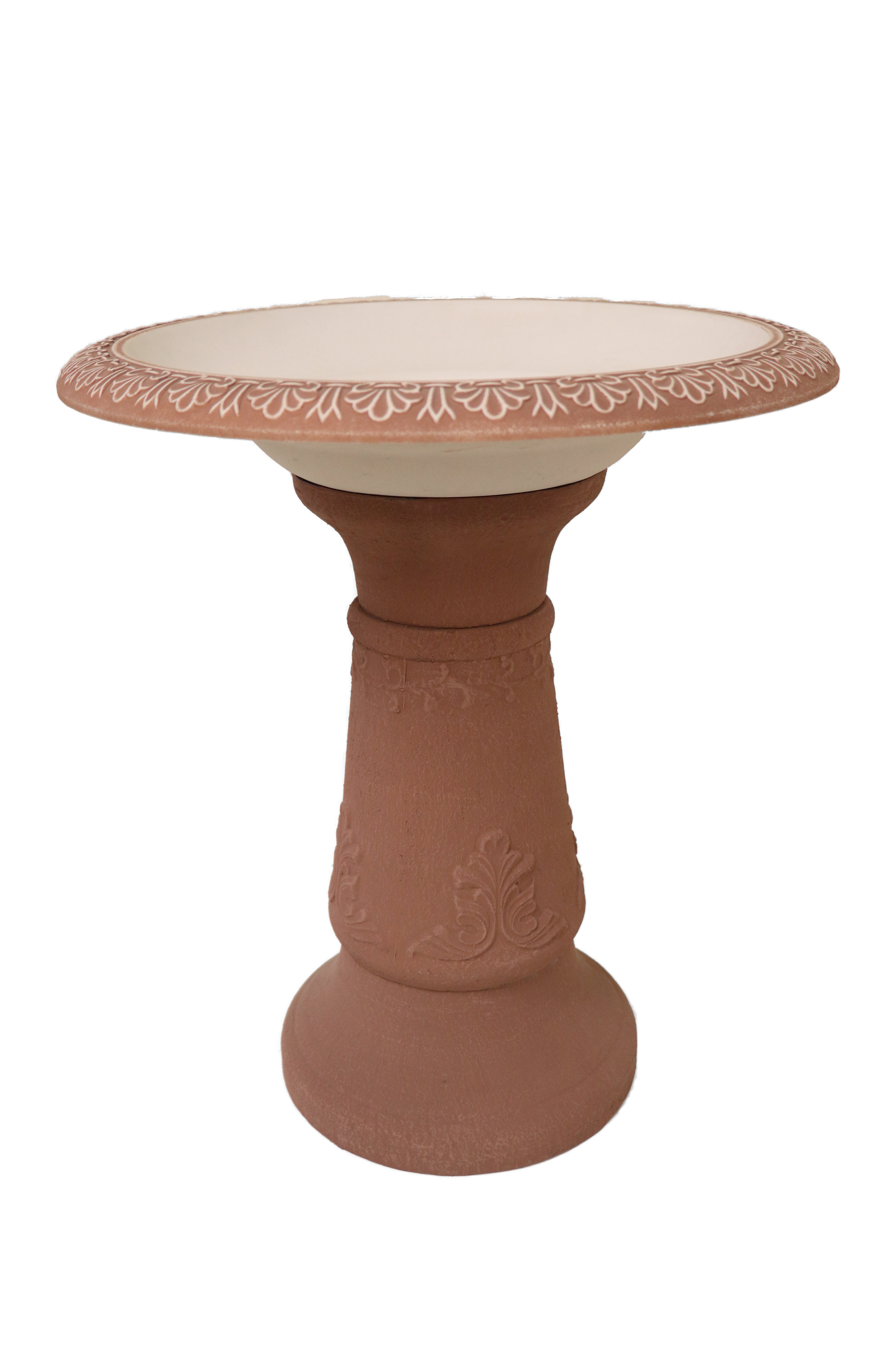 Alcott Hill® Dusty Rose Bird Bath | Wayfair