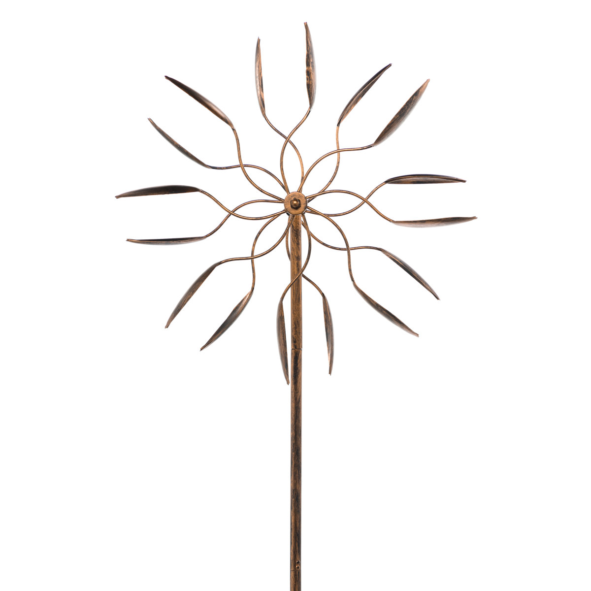 Arlmont & Co. Haden Metal Kinetic Wind Spinner Garden Stake & Reviews ...