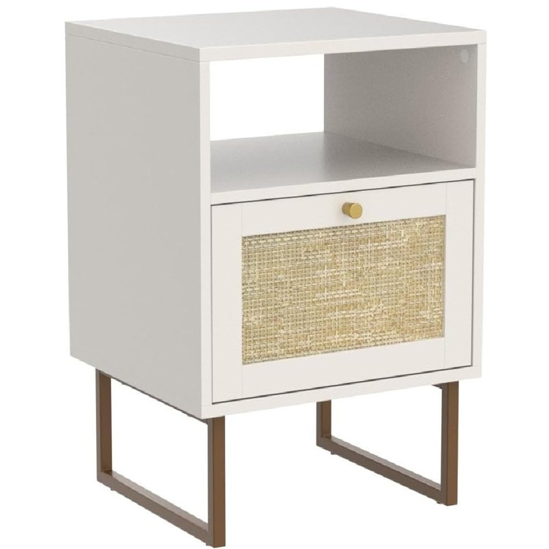 Dakota Fields Modern Boho Farmhouse Bedside Table | Wayfair