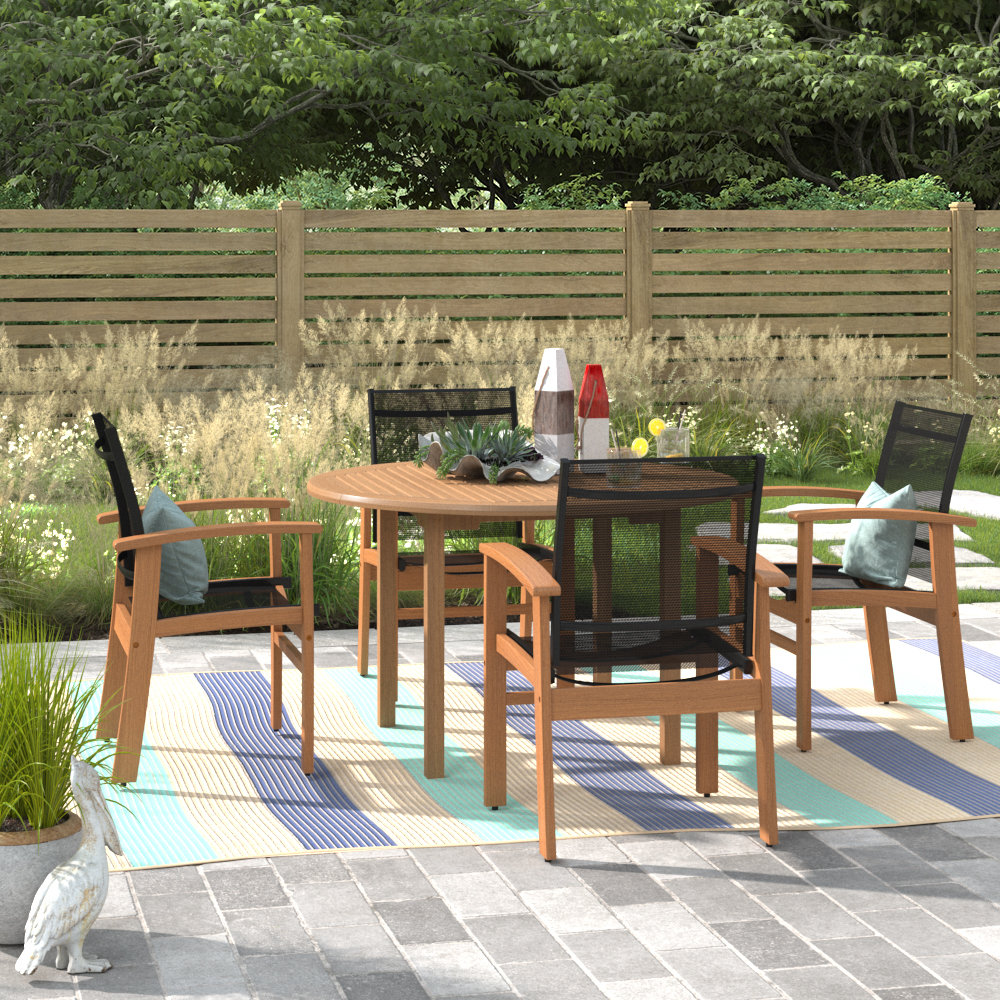 Lark Manor™ Askey Round 4 - Person 47'' Long Dining Set & Reviews ...