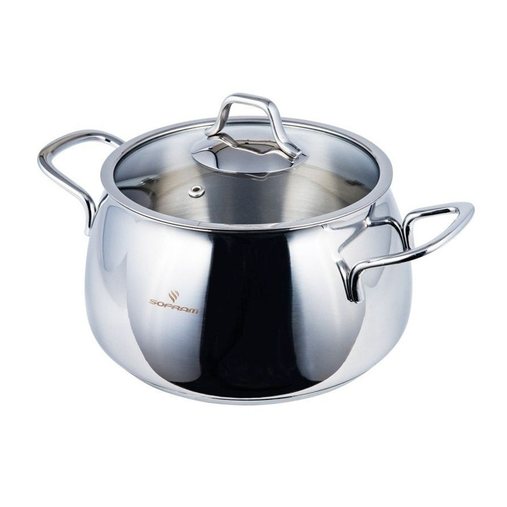 SOFRAM Stainless Steel Deep Stock Pot & Reviews | Wayfair
