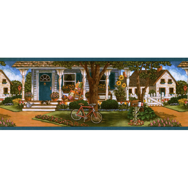 Winston Porter Jashaun 15' L x 9" W Wallpaper Border | Wayfair